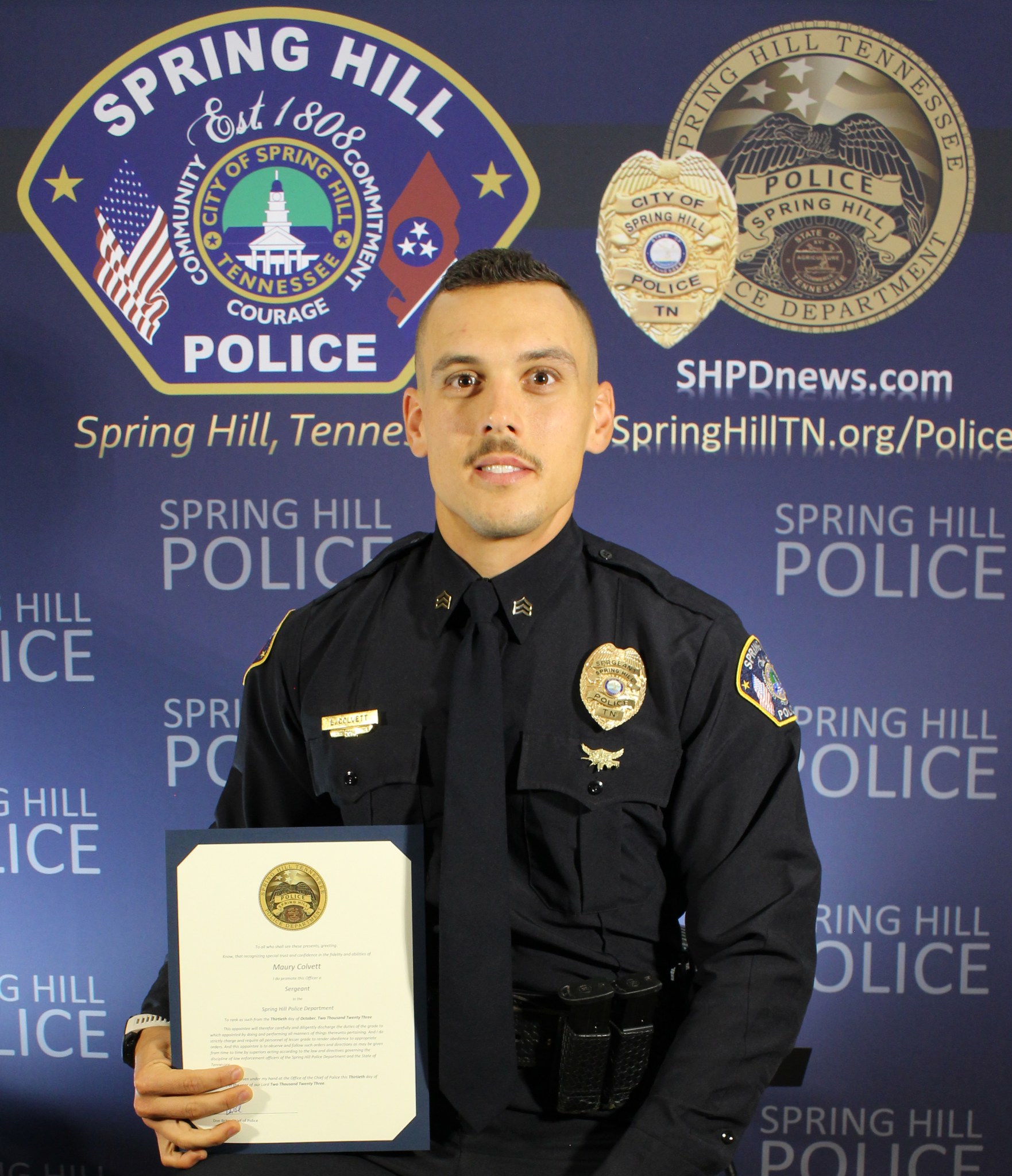 Spring Hill Tennessee Police News