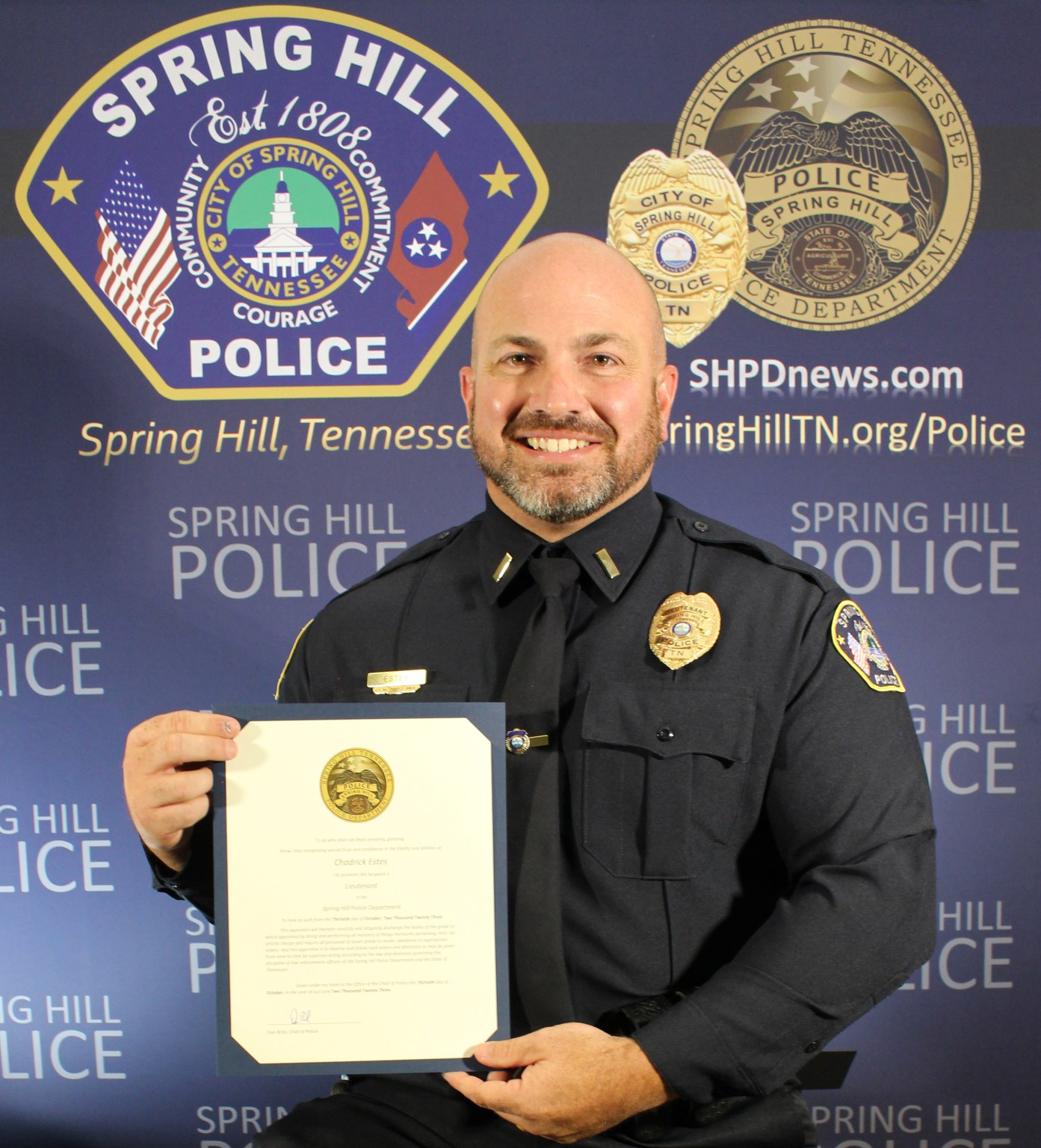 Spring Hill Tennessee Police News