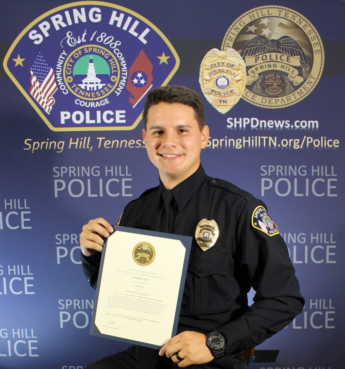 Spring Hill Tennessee Police News