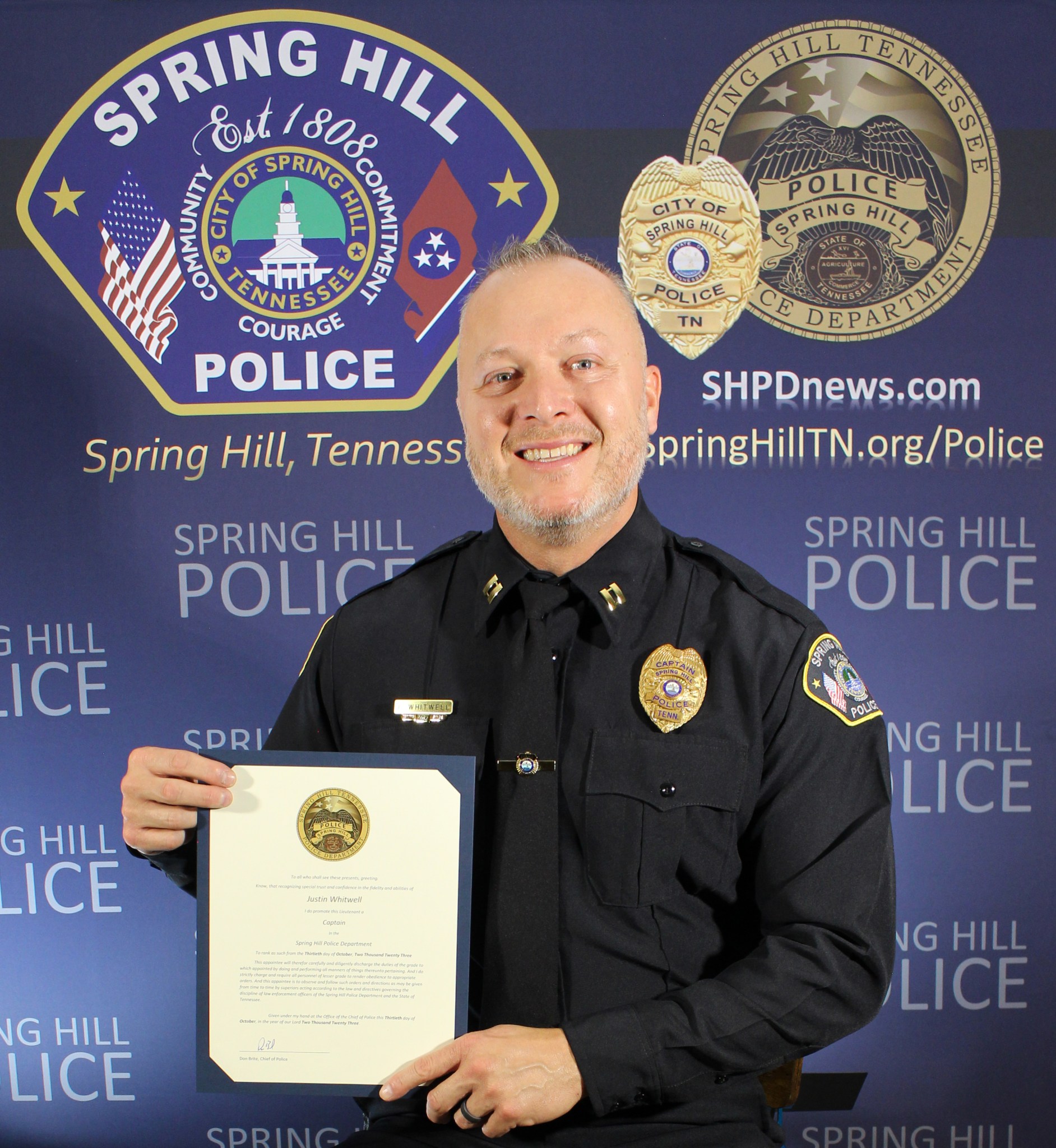 Spring Hill Tennessee Police News