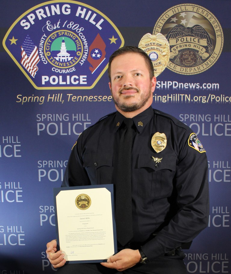 Spring Hill Tennessee Police News